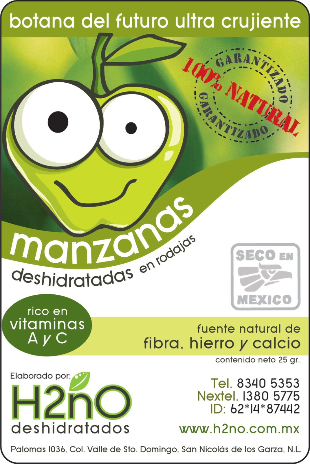 H2NO deshidratados: Espéralas muy pronto... nuevas botanas del futuro ...