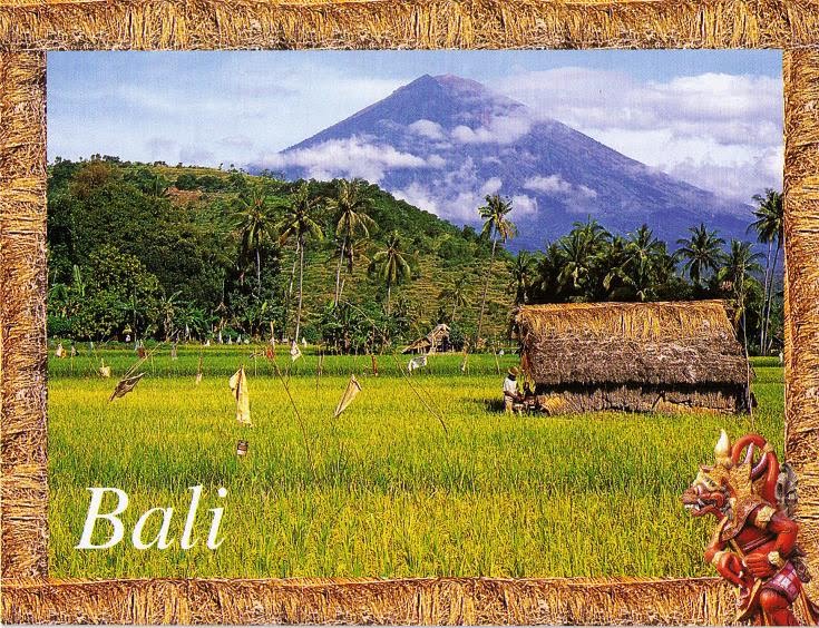 POSTCARD EXCHANGE: INDONESIA - Bali