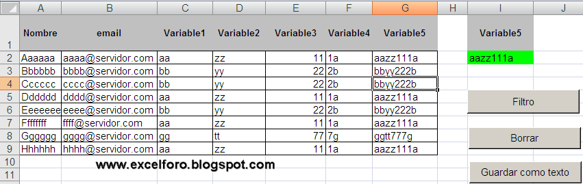 Macro para Guardar como texto | EXCEL FORO: Un blog de Excel