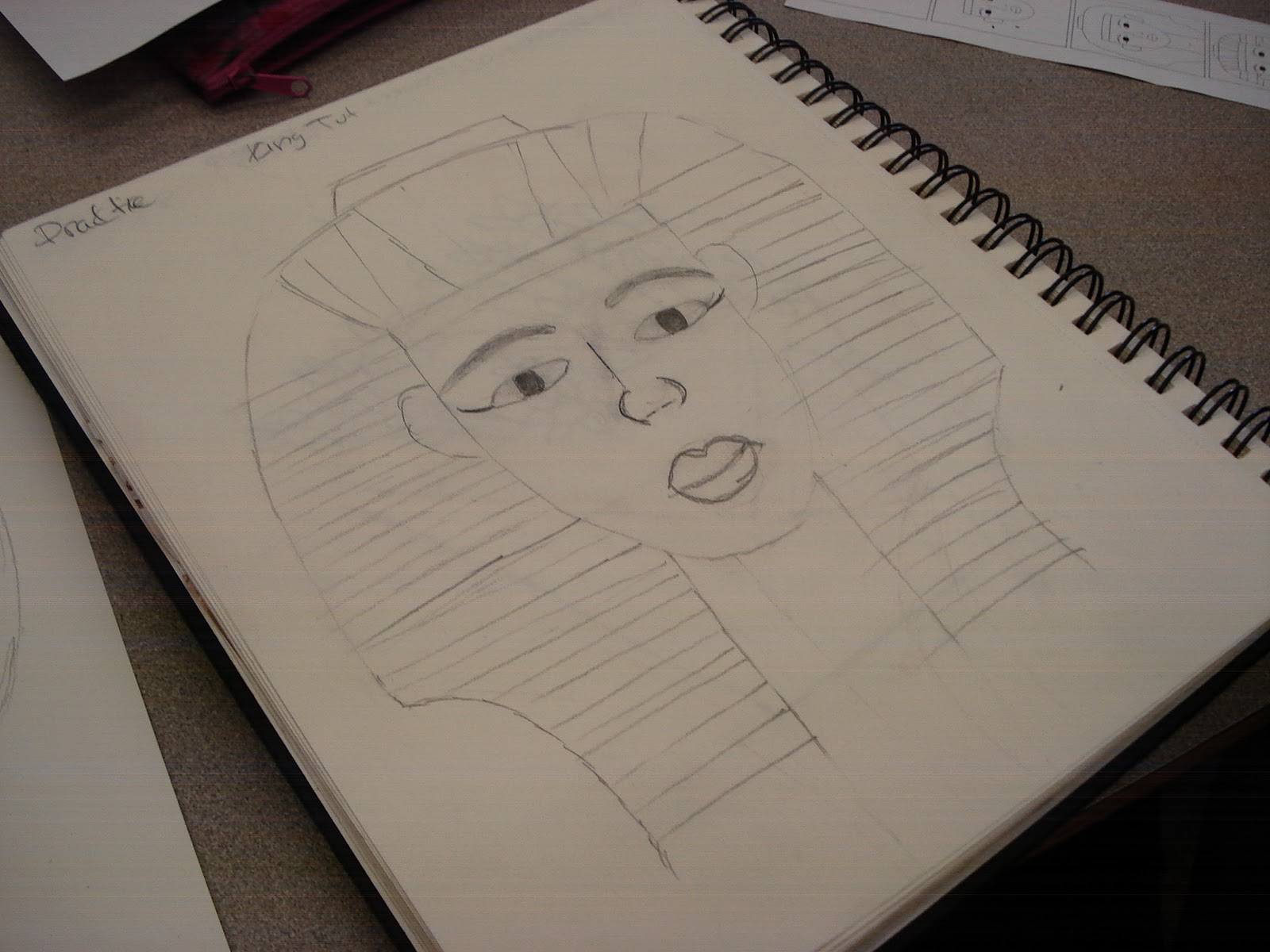 a faithful attempt: King Tut Egyptian Portrait