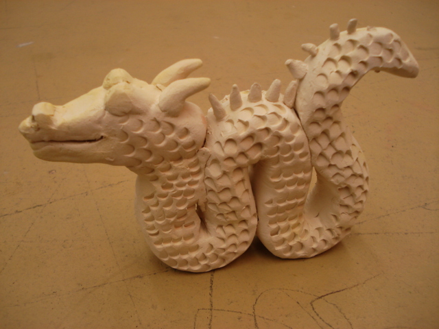a faithful attempt: Clay Dragons