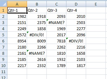 Excel Tips and Tricks: How to select visible ERRORs