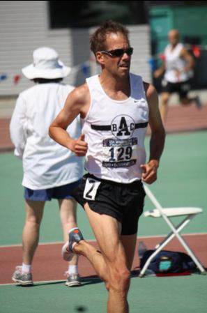running masters: Pete Magill beaten!