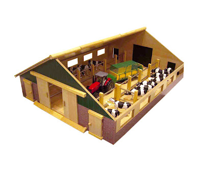 Bananitos: Establos de madera