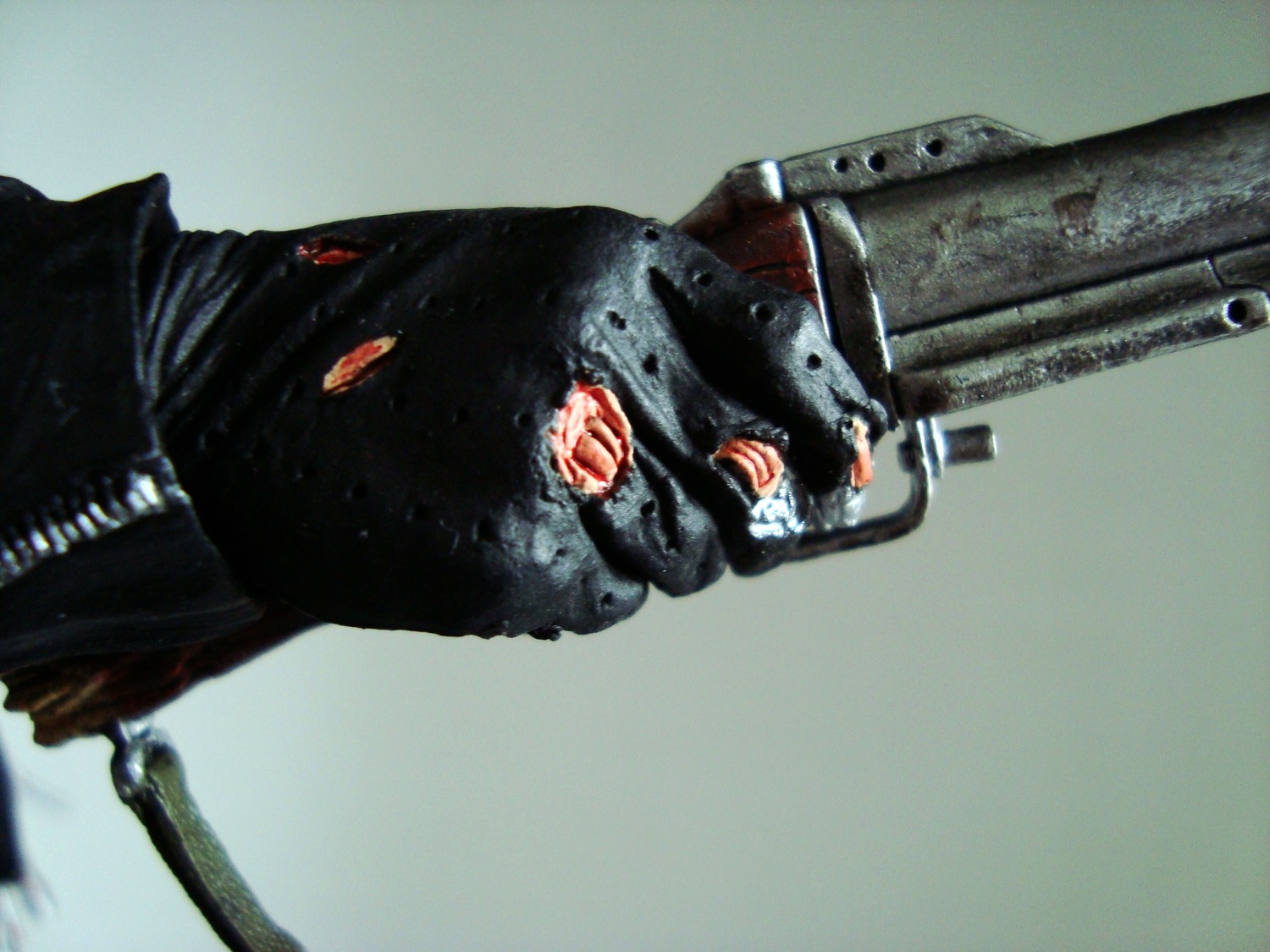 SUPER SHOGUN: TERMINATOR 2 T-800 WITH BATTLE DAMAGED HEAD 12" - NECA