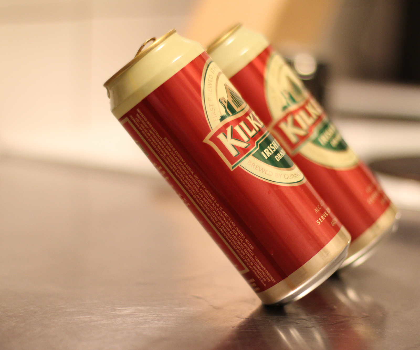 Click! Snap! Shot!: Titled beer cans