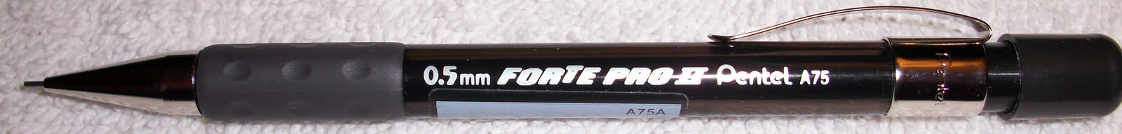 The Write Pencil: Pentel Forte Pro II A75