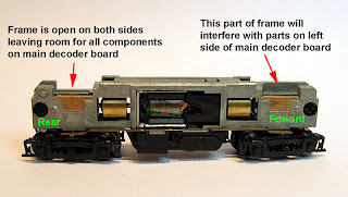 N Scale DCC Decoder Installs: TCS CN in an Atlas Classic RS1