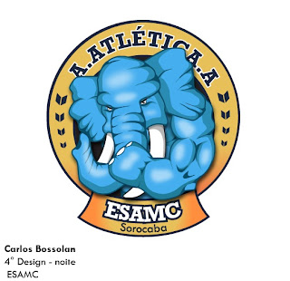 Nova logo Atlética ESAMC Sorocaba.