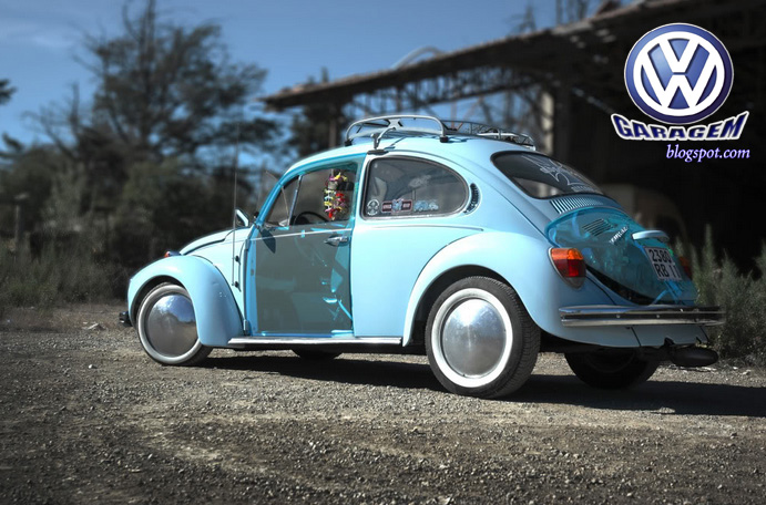 VW Garagem: Inaugurando a VW Garagem: Fusca Azul