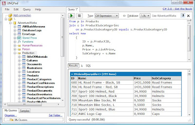 [Tool] LINQPad - Query Analyzer for LINQ queries