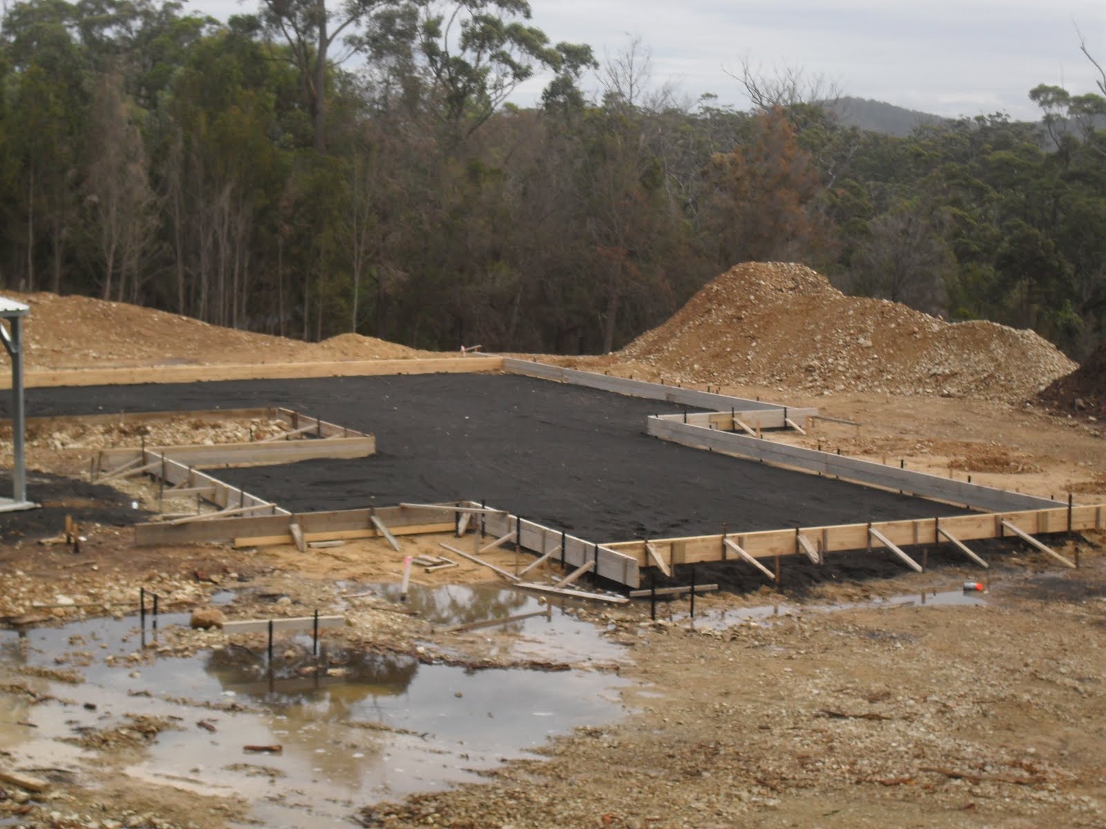 Our Straw Bale House: First Look at our Slab Site