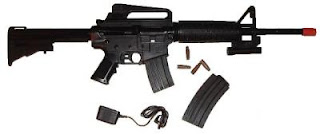 guns: Cartridge Ejecting M16 Hybrid