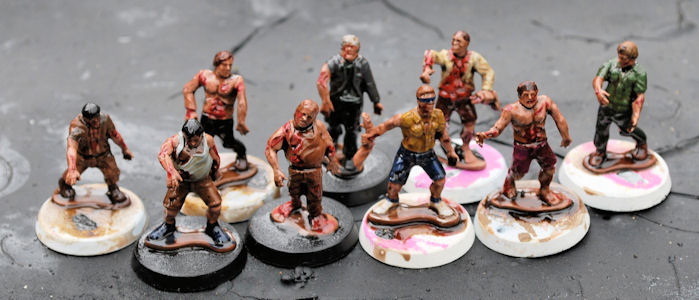 John's Toy Soldiers: Army Painter Dip on Wargames Factory Zombies