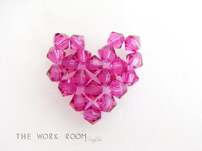 The Work Room: Quick and easy beaded heart tutorial