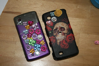 Blog of Youa!: My DIY Blinged Out Cell Phone Case