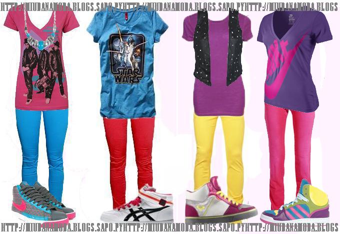 geovana sampaio: ESTILOS emos coloridos