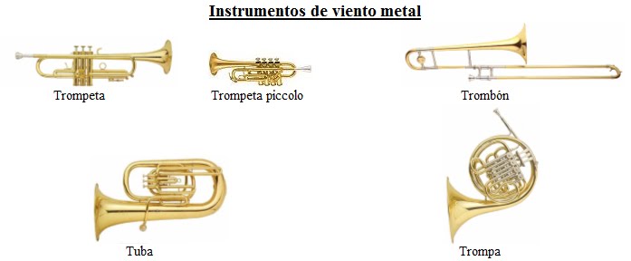 Música en el Saz: Los instrumentos de viento metal de la orquesta sinfónica