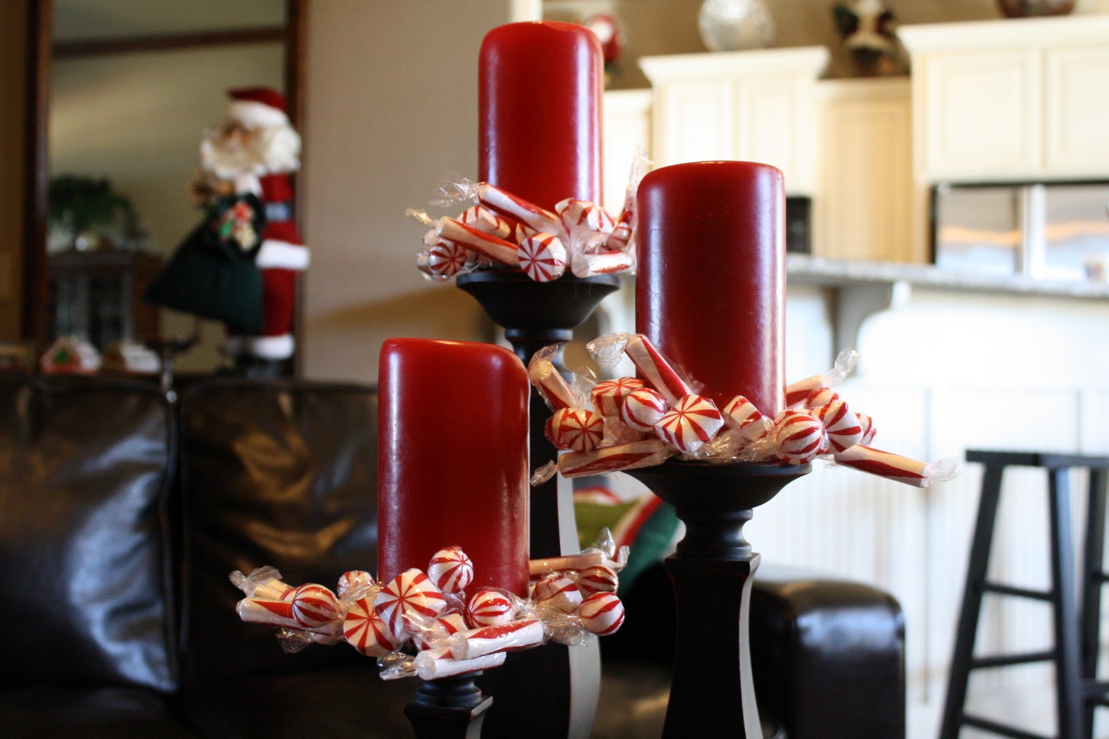 Tres French Hens: Floral Pick Candle Ring