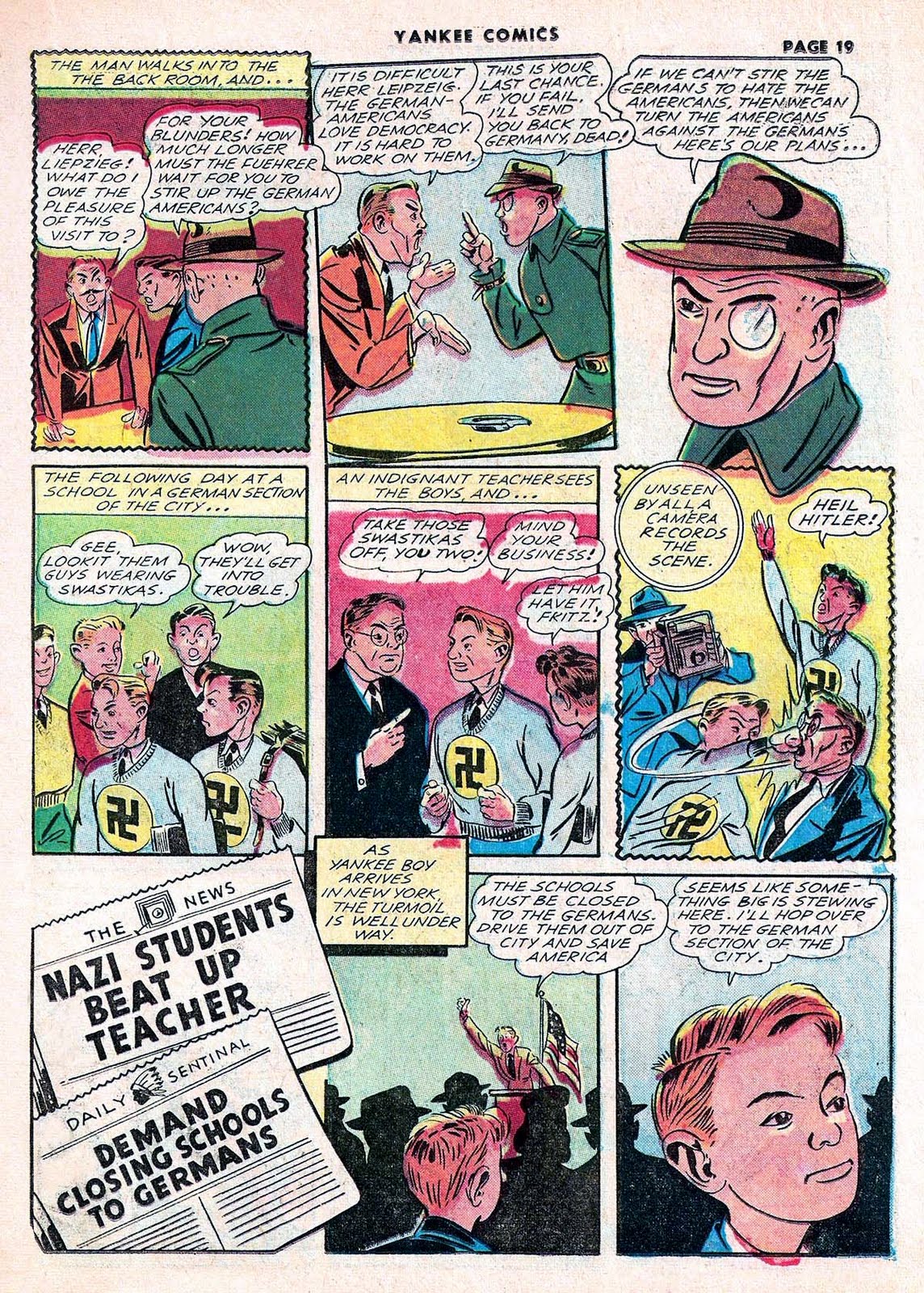 Four-Color Shadows: Yankee Boy-Yankee Comics-1942