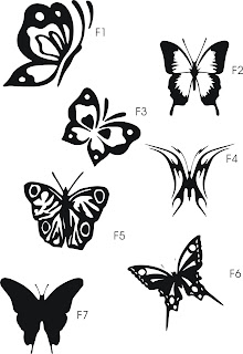 Sticker Auto: Fluturi, Fluturaşi...de lipit pe masina