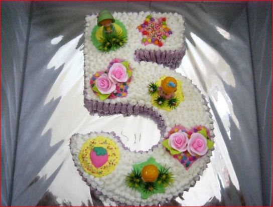 de-Ir Cakes: Birthday Cake bentuk Angka