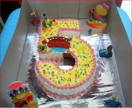 de-Ir Cakes: Birthday Cake bentuk Angka