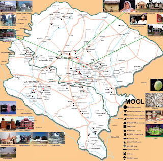 darbhanga map: mithila map