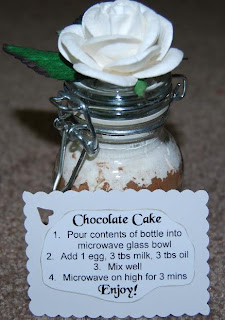 Naturally Me Creations: Cake in a Jar Gift