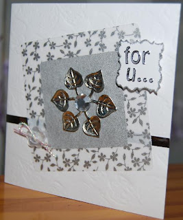 Naturally Me Creations: Silver Dry Embossed Card