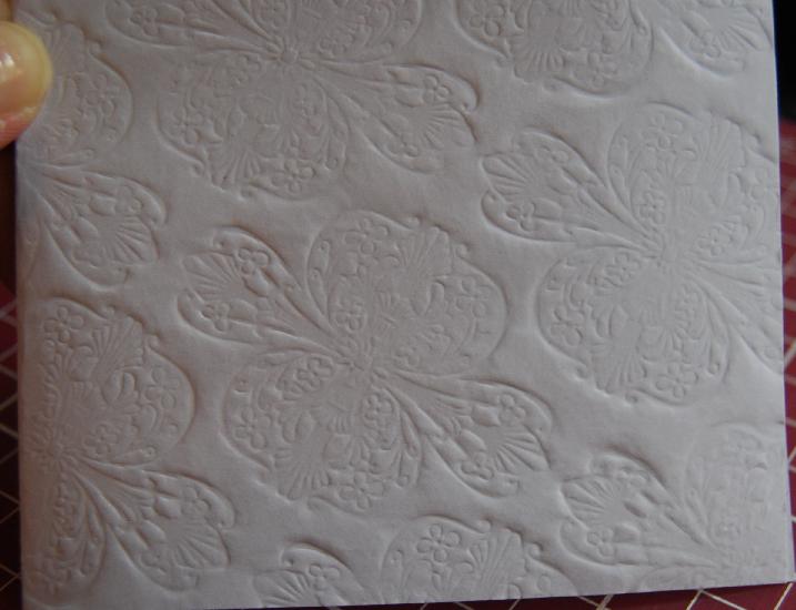 Naturally Me Creations: Silver Dry Embossed Card