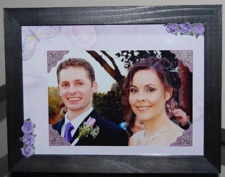 Naturally Me Creations: Wedding Photo Framed Scrapbook Style (And a ...