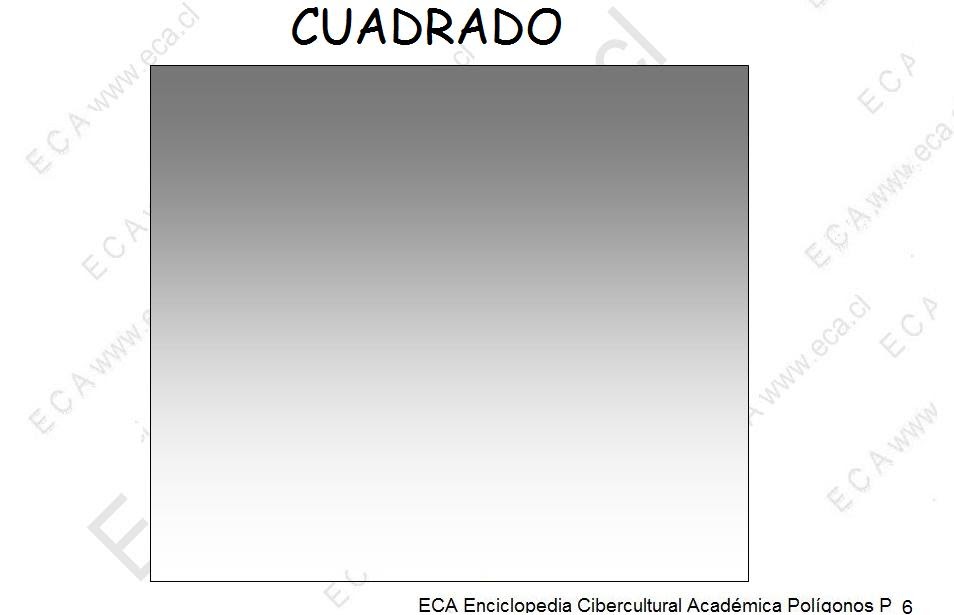 GEOMETRÍA ECA de enseñanza media: CUADRADO