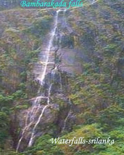 waterfalls-srilanka: bambarakanda falls