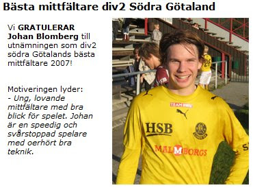 Krubban: Grattis Johan Blomberg!