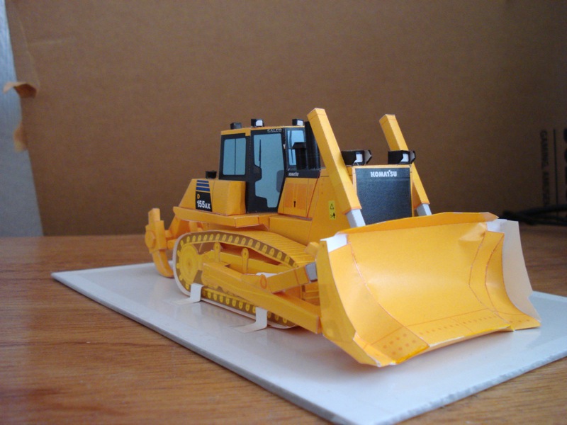 Papiers, no >}}> : Papercraft 3 - Bulldozer
