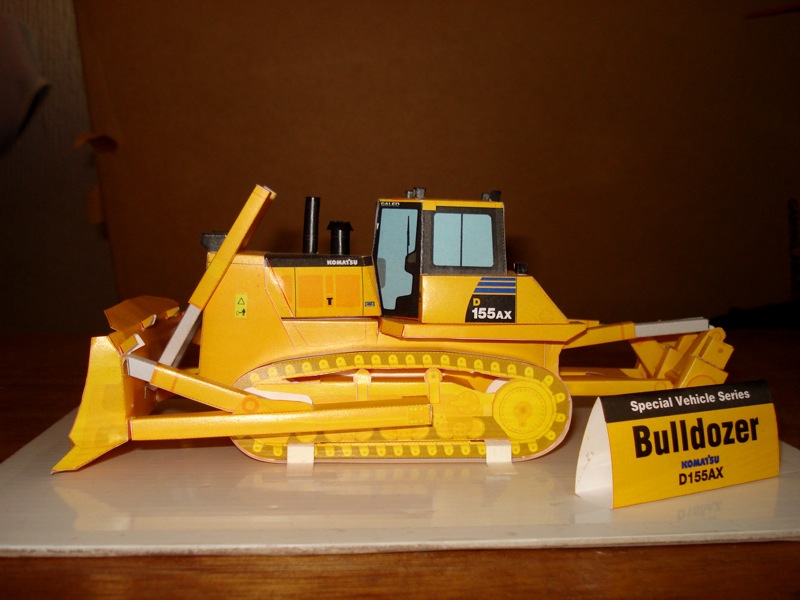 Papiers, no >}}> : Papercraft 3 - Bulldozer