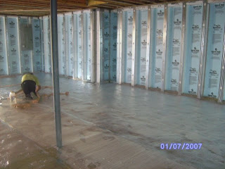 Prokay Home Under Construction!: Basement Vapor Barrier/Electrical and ...