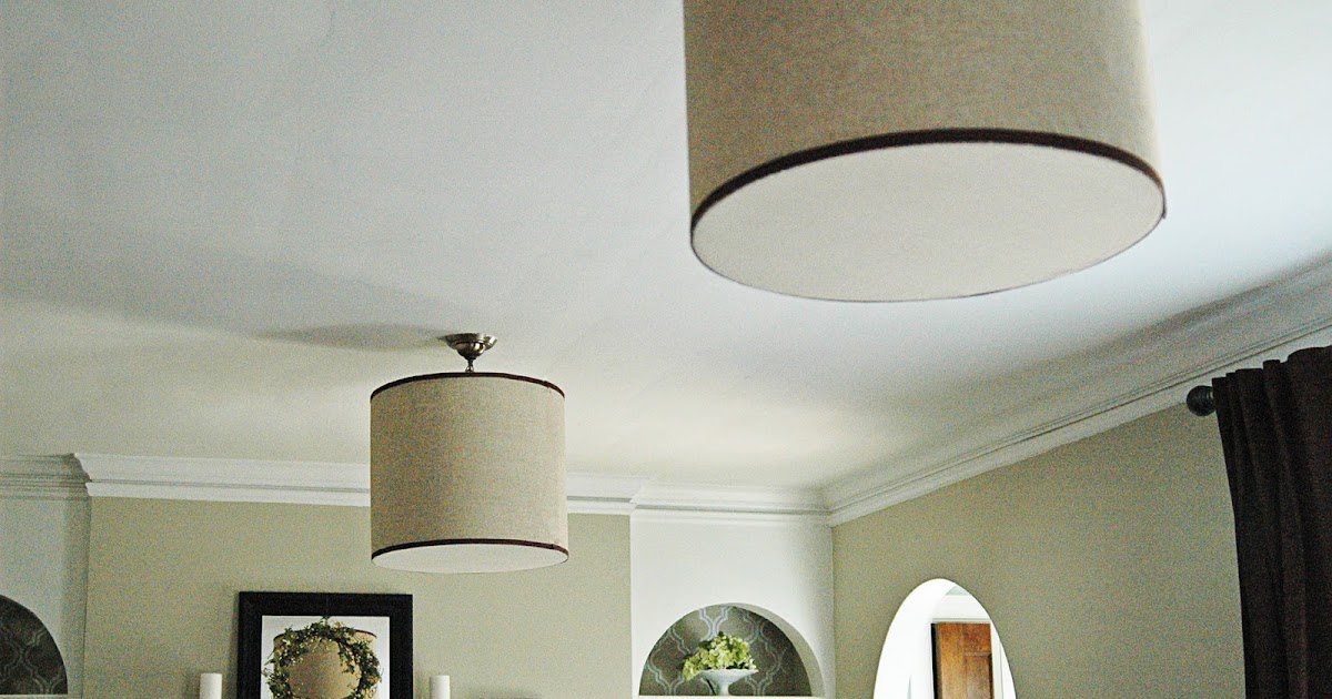 5 Is The Magic Number Diy Drum Lamp Shade Tutorial