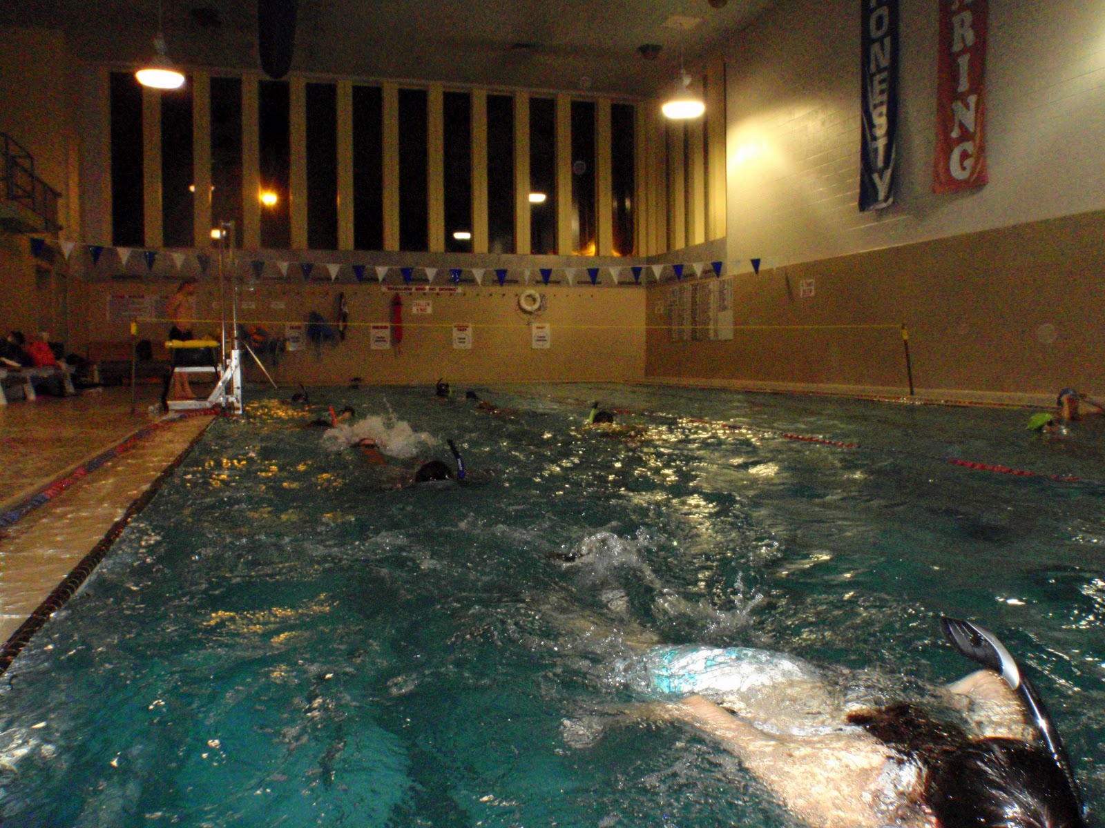 NEC Belize: Snorkeling practice at the YMCA