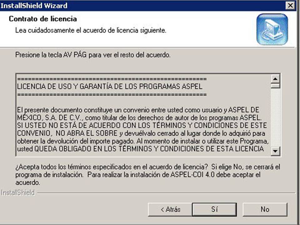 COI: Manual para la instalacion de COI