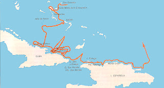 LOS VIAJES DE CRISTÓBAL COLÓN - PROFESOR FREDDY GÓMEZ: MAPA DEL PRIMER ...