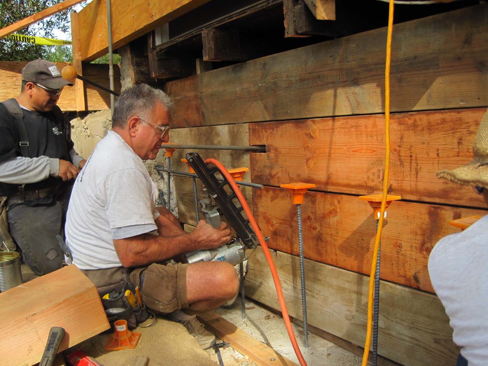 our house on the hill: Framing the Stem Walls