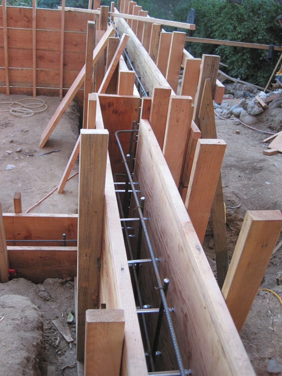 our house on the hill: Cast-In-Place Walls