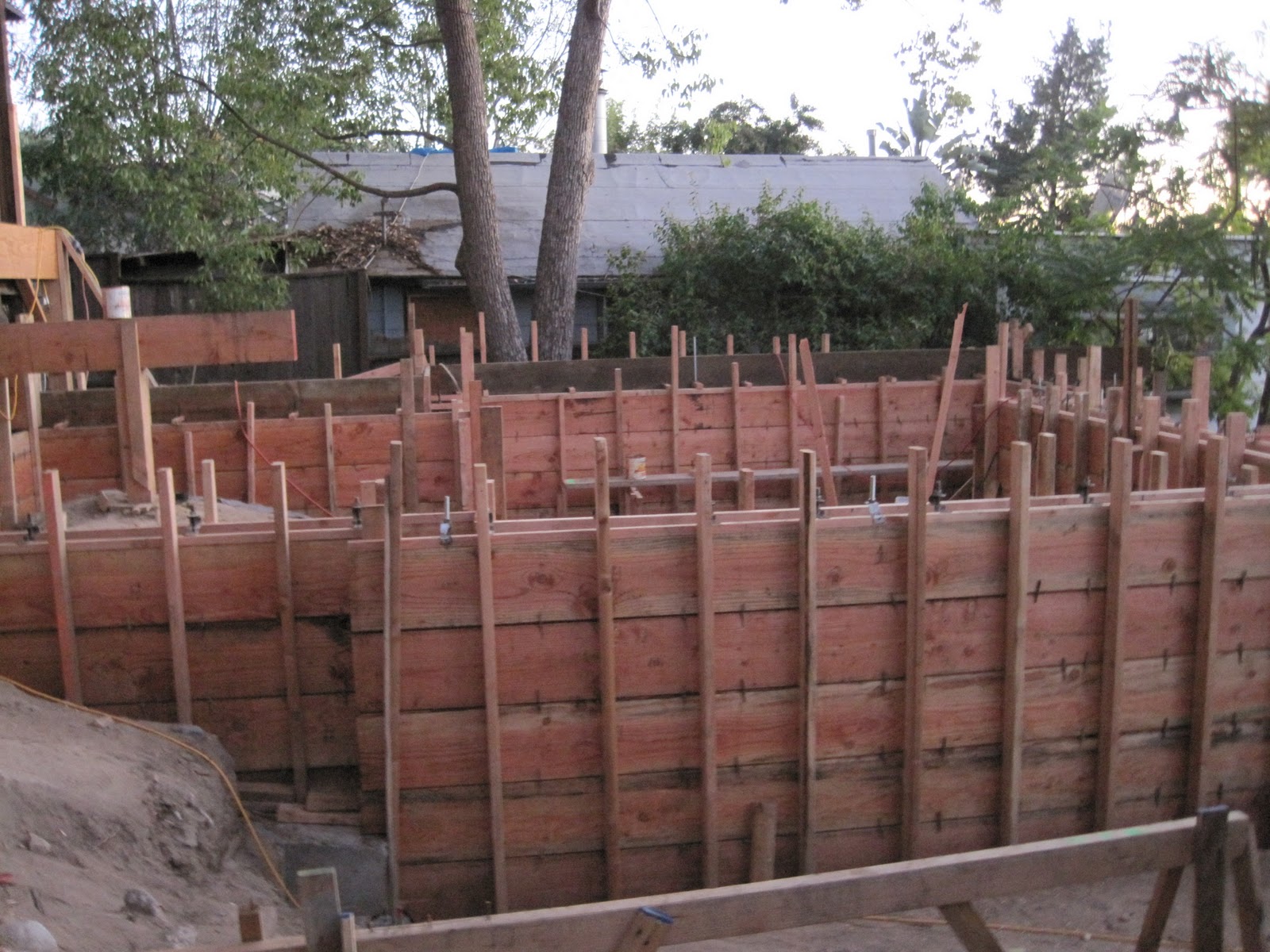 our house on the hill: Cast-In-Place Walls