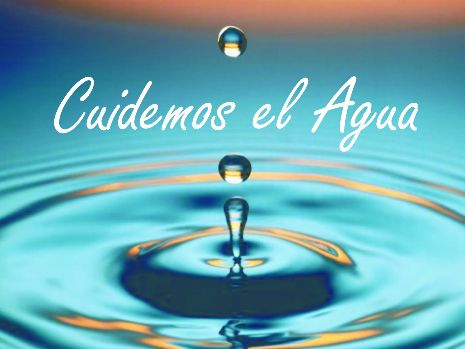 Cuidemos el agua - Imagui