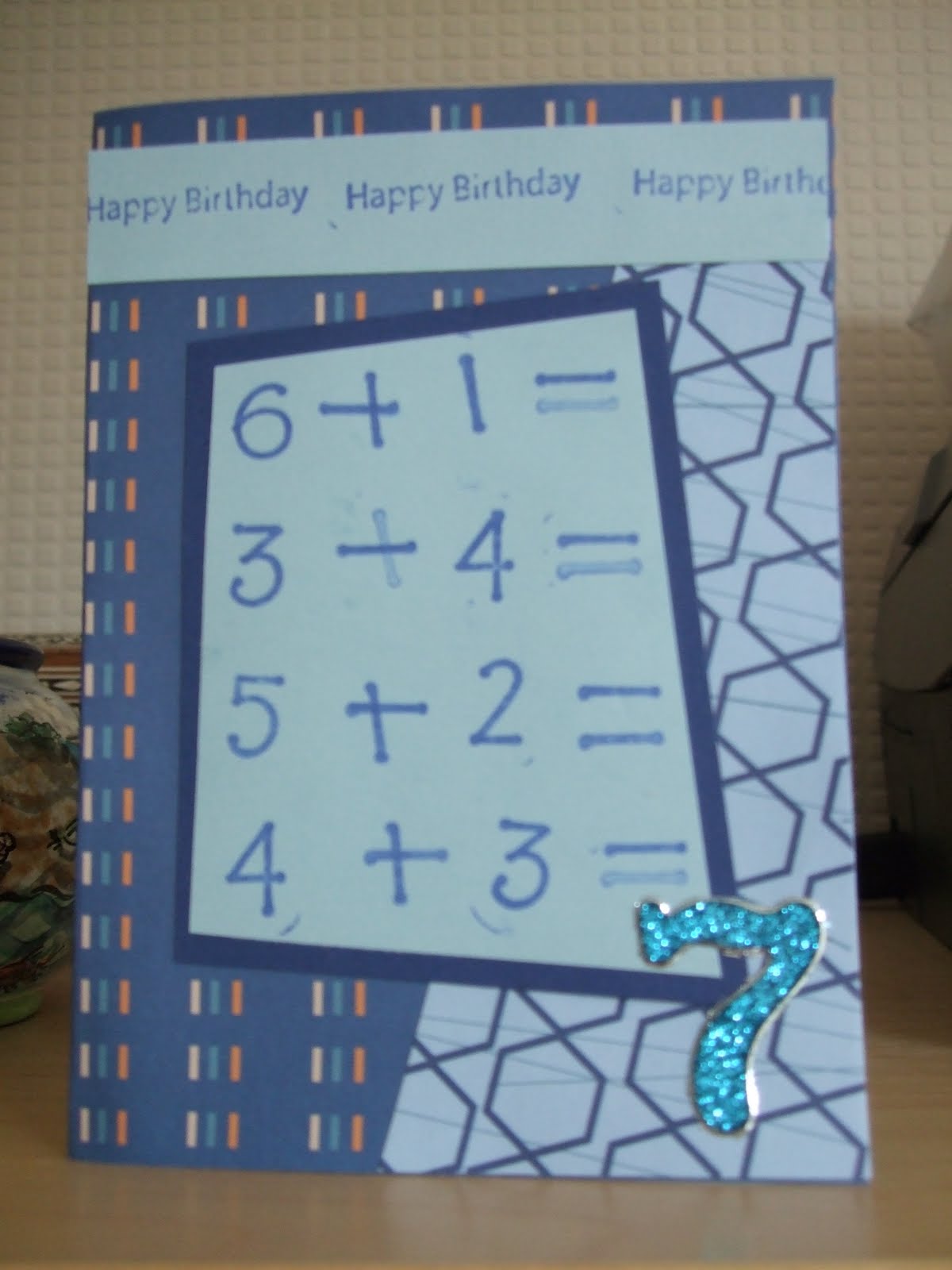 Making Stuff: Maths Birthday Card