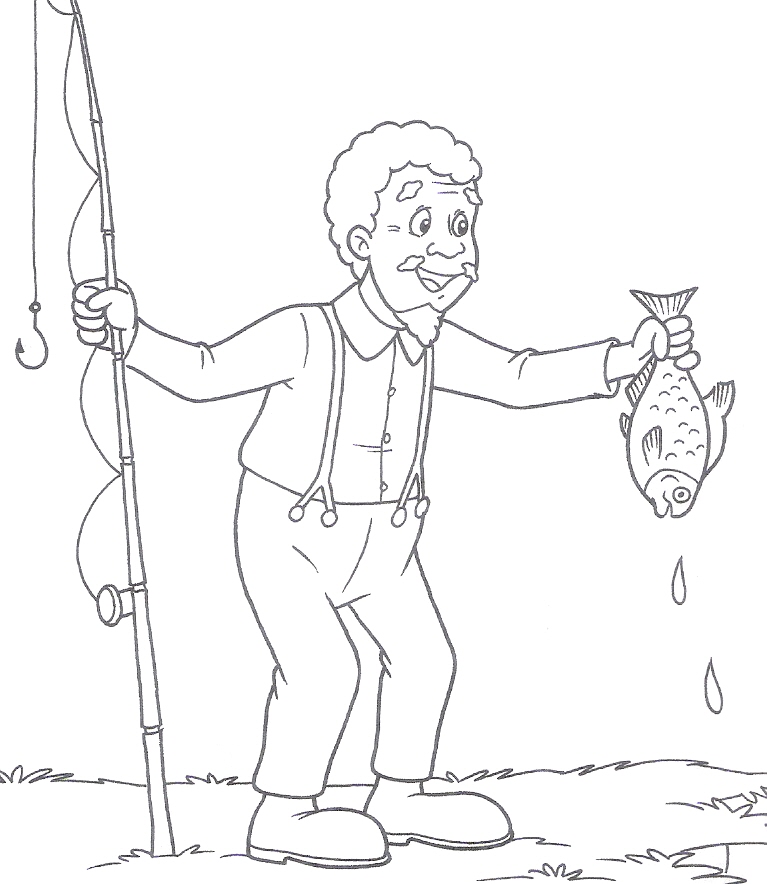 Desenhos para Colorir - Sítio do Picapau Amarelo: Tio Barnabé