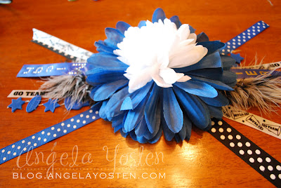 Angela Yosten: Homecoming Wrist Mums Tutorial