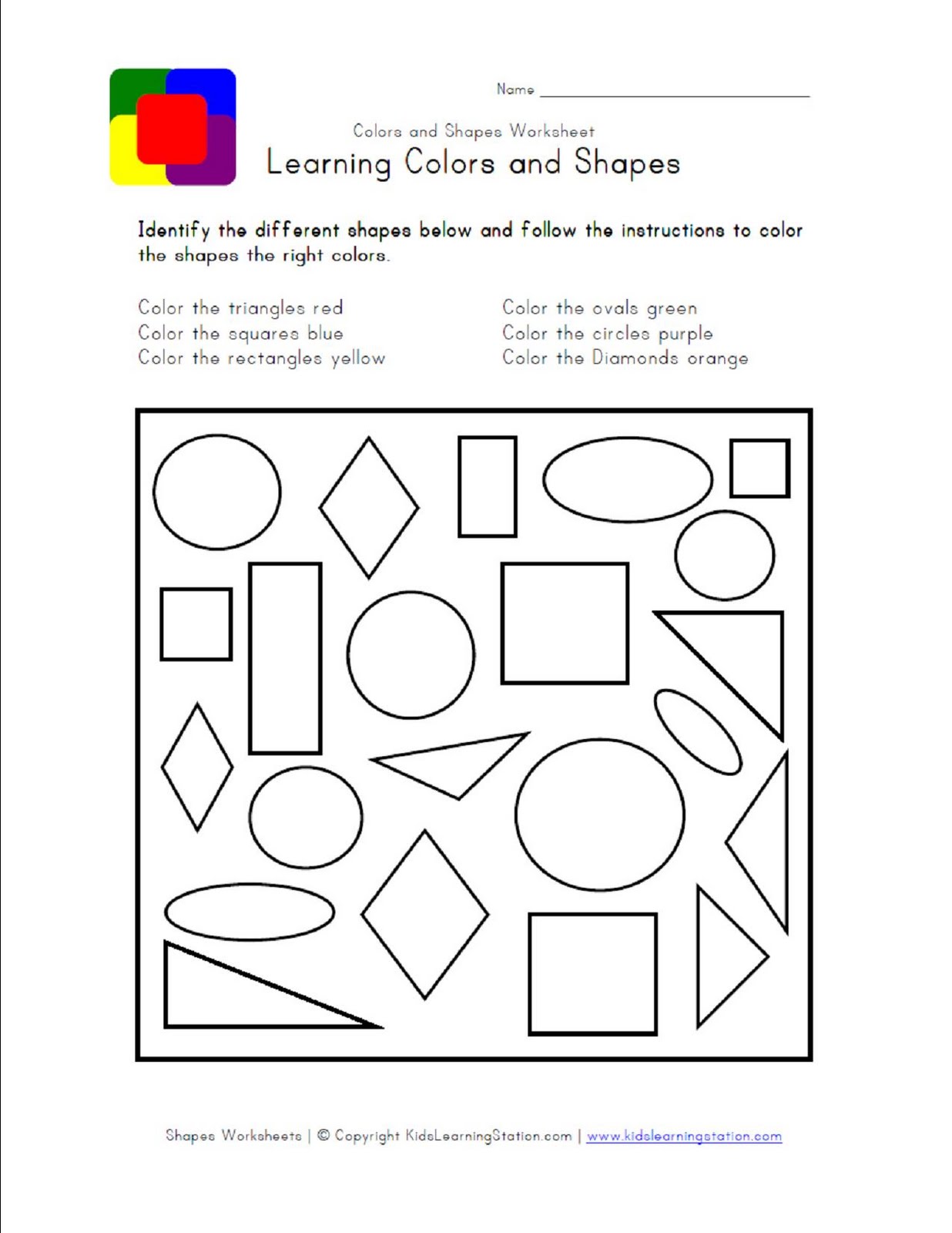 Speech Therapy with Miss Nicole: Colors and Shapes